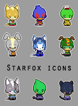 Star Fox Icons by karnalux on DeviantArt