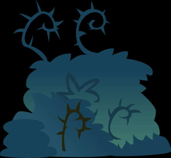 Everfree Bush 1 by Tajarnia on DeviantArt