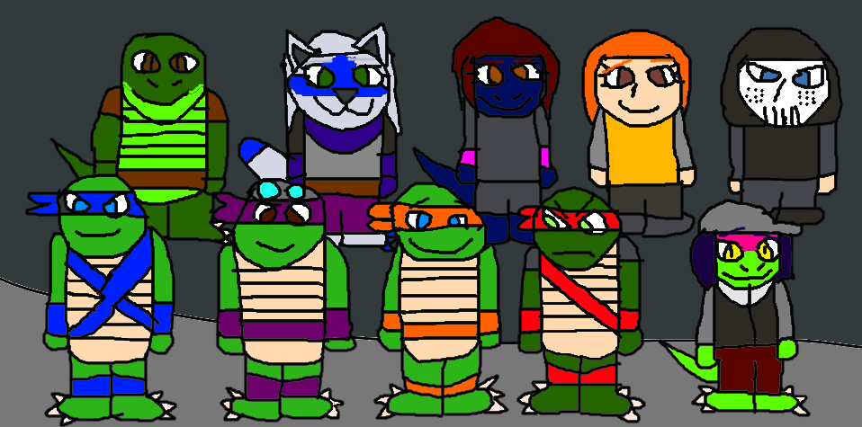 tmnt characters redraw by videogamer312 on DeviantArt