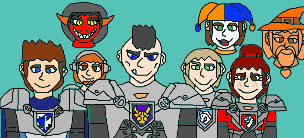 nexo knights heroes by videogamer312 on DeviantArt