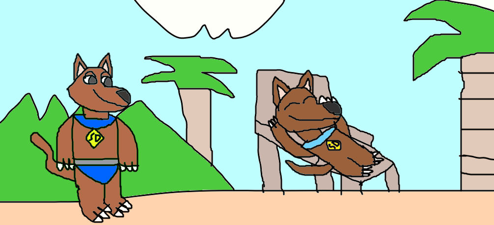 scooby at the beach (request) by videogamer312 on DeviantArt