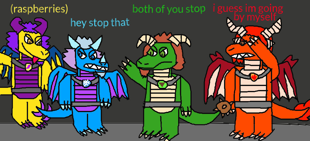 why only Ignitus is in my story by videogamer312 on DeviantArt