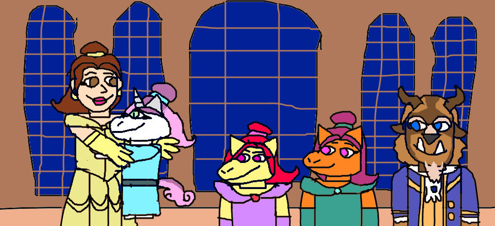 belle hugging sweetie belle (request) by videogamer312 on DeviantArt