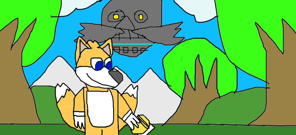 tails finds a rock (request) by videogamer312 on DeviantArt