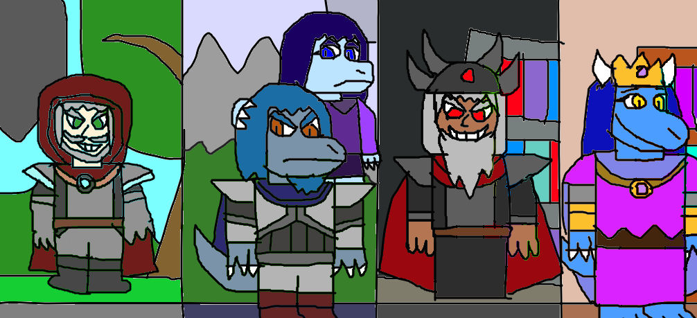 redraw of old ocs by videogamer312 on DeviantArt