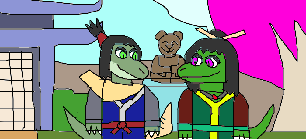 two komodo dragon siblings (self request) by videogamer312 on DeviantArt