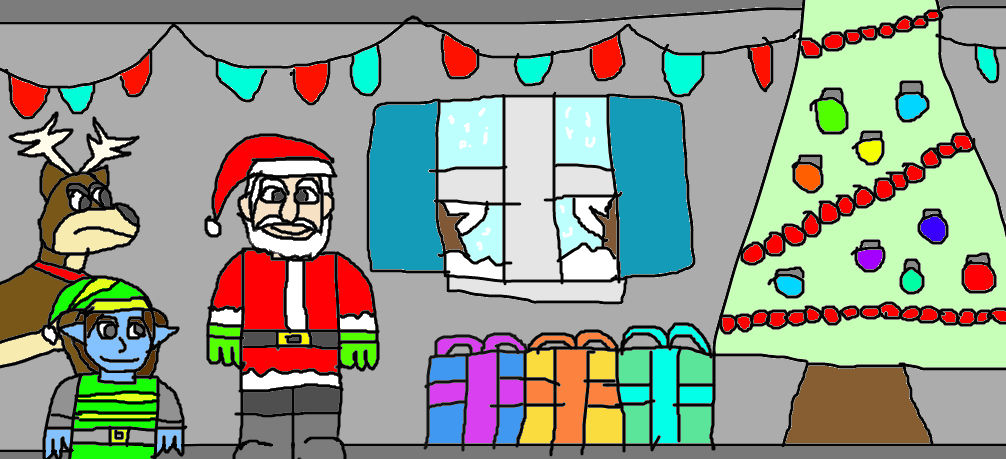 santa in a happy upcoming December by videogamer312 on DeviantArt
