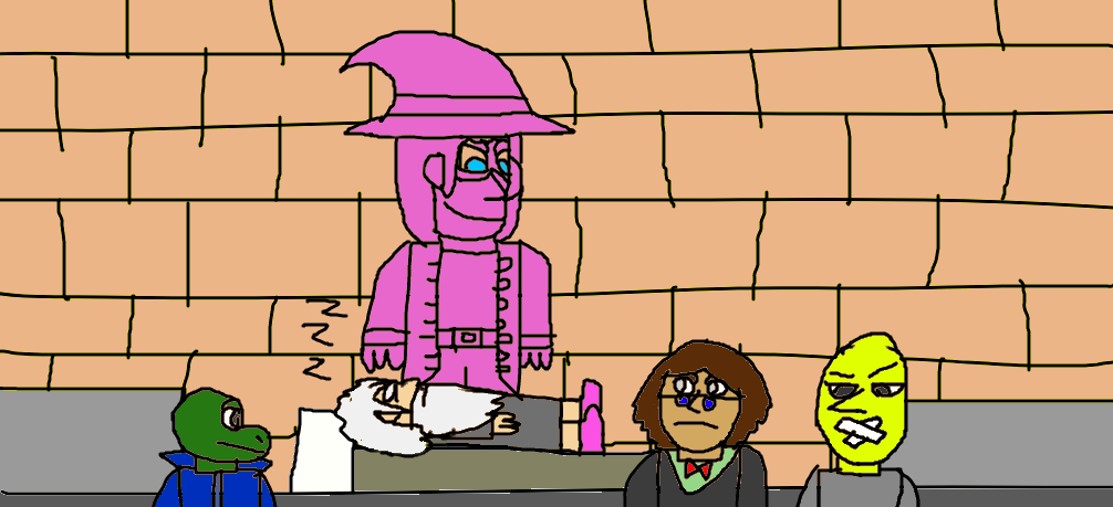 speaking with a dream wizard by videogamer312 on DeviantArt