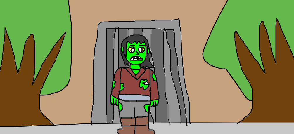 a caged zombie by videogamer312 on DeviantArt