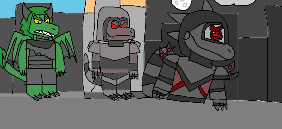 the bosses of the dino force by videogamer312 on DeviantArt