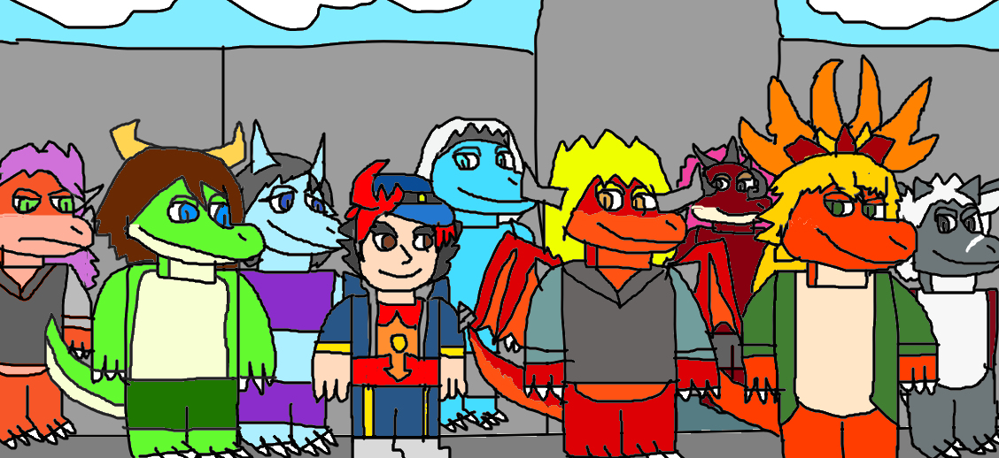 eight anime dragons by videogamer312 on DeviantArt