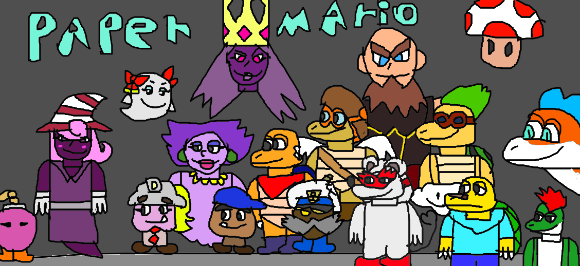 marios paper mario gang by videogamer312 on DeviantArt