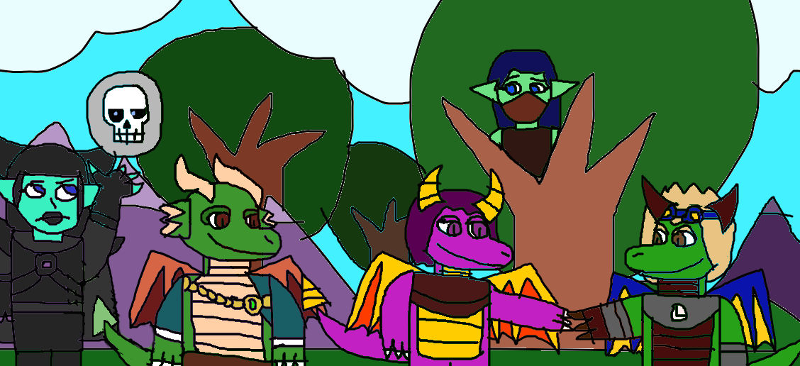 spyros fan redrawn by videogamer312 on DeviantArt