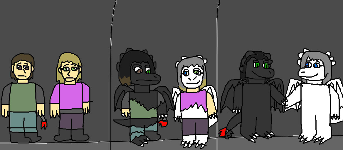 toothless and stellarspear/light fury (tf attempt) by videogamer312 on ...