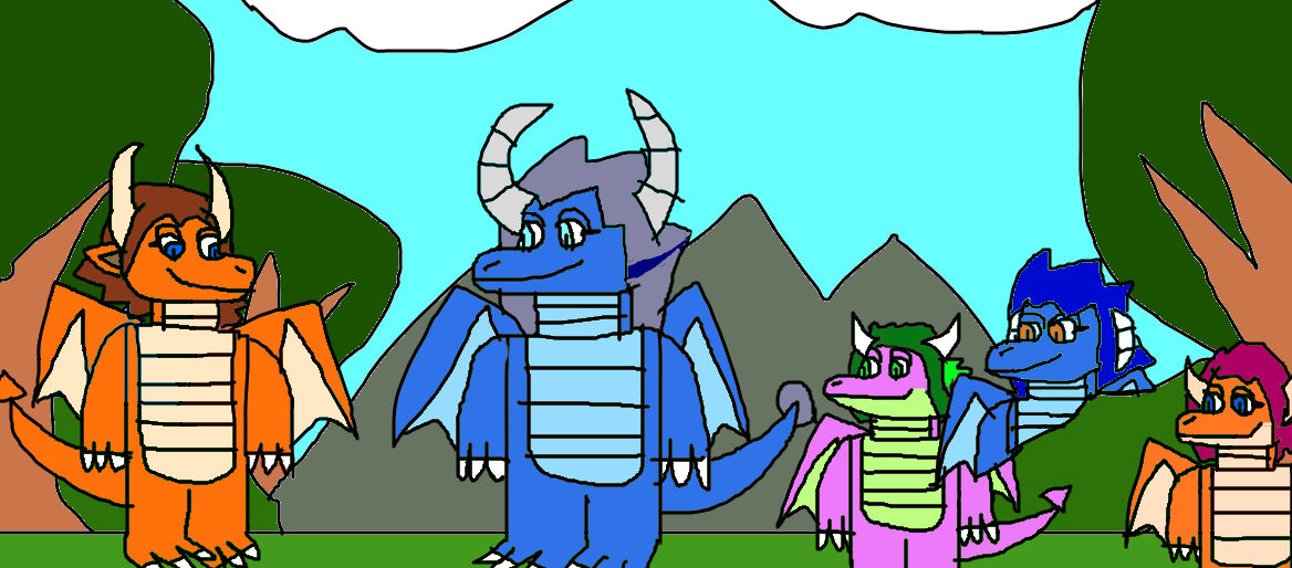 spike learns of his real parents by videogamer312 on DeviantArt