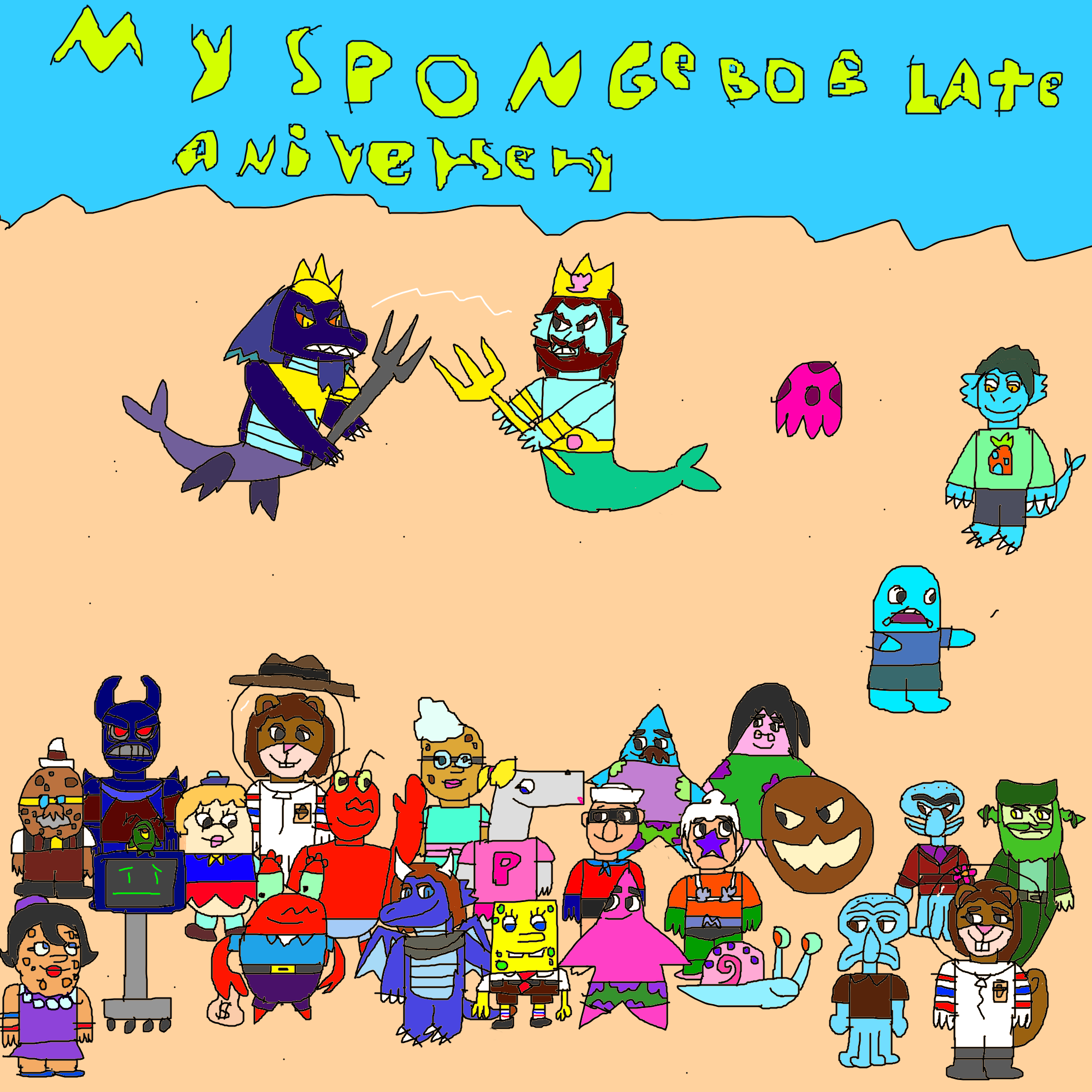 my late anniversary for Spongebob by videogamer312 on DeviantArt