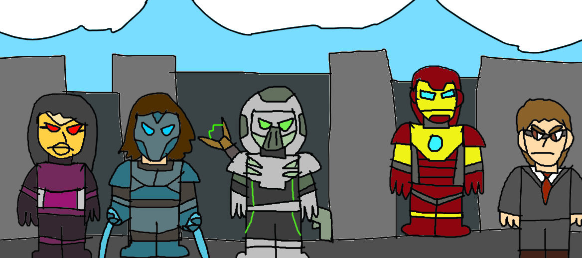 Iron man with some of his villains by videogamer312 on DeviantArt