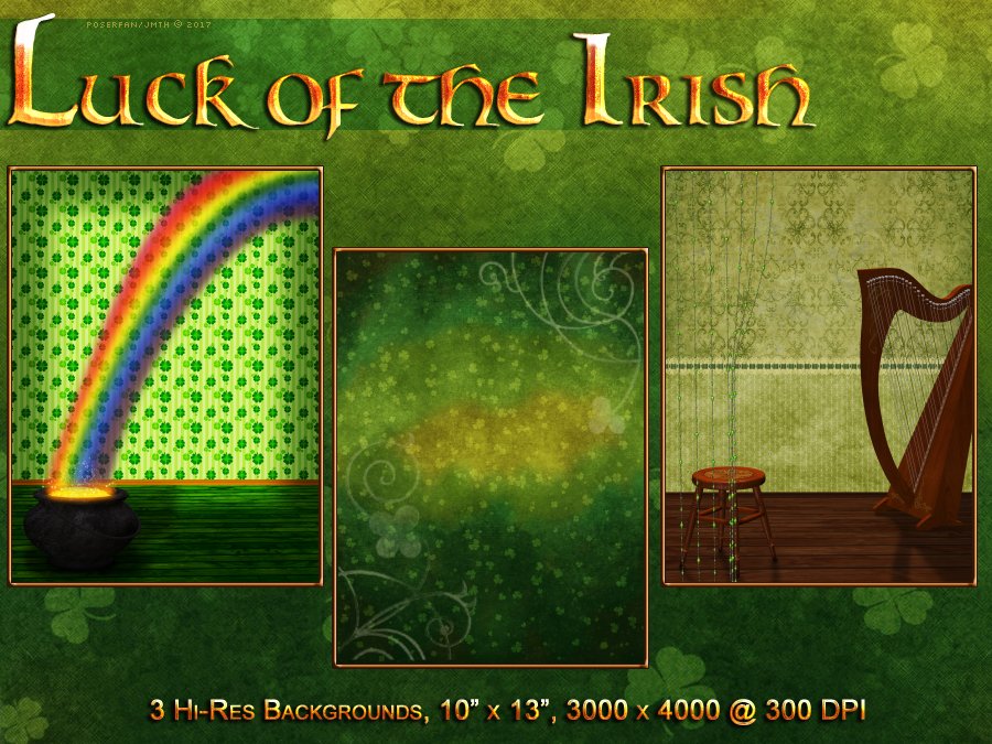Luck of the Irish Backgrounds by poserfan on DeviantArt