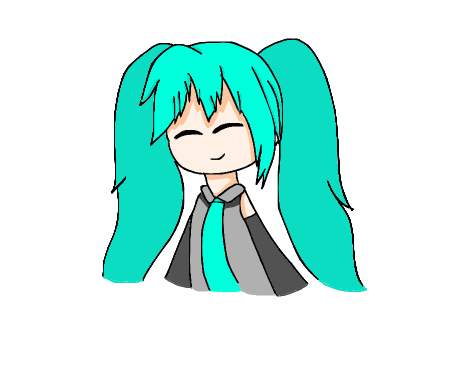Hatsune Miku Chibi (Practice Drawing) by Ai-x-Mi on DeviantArt