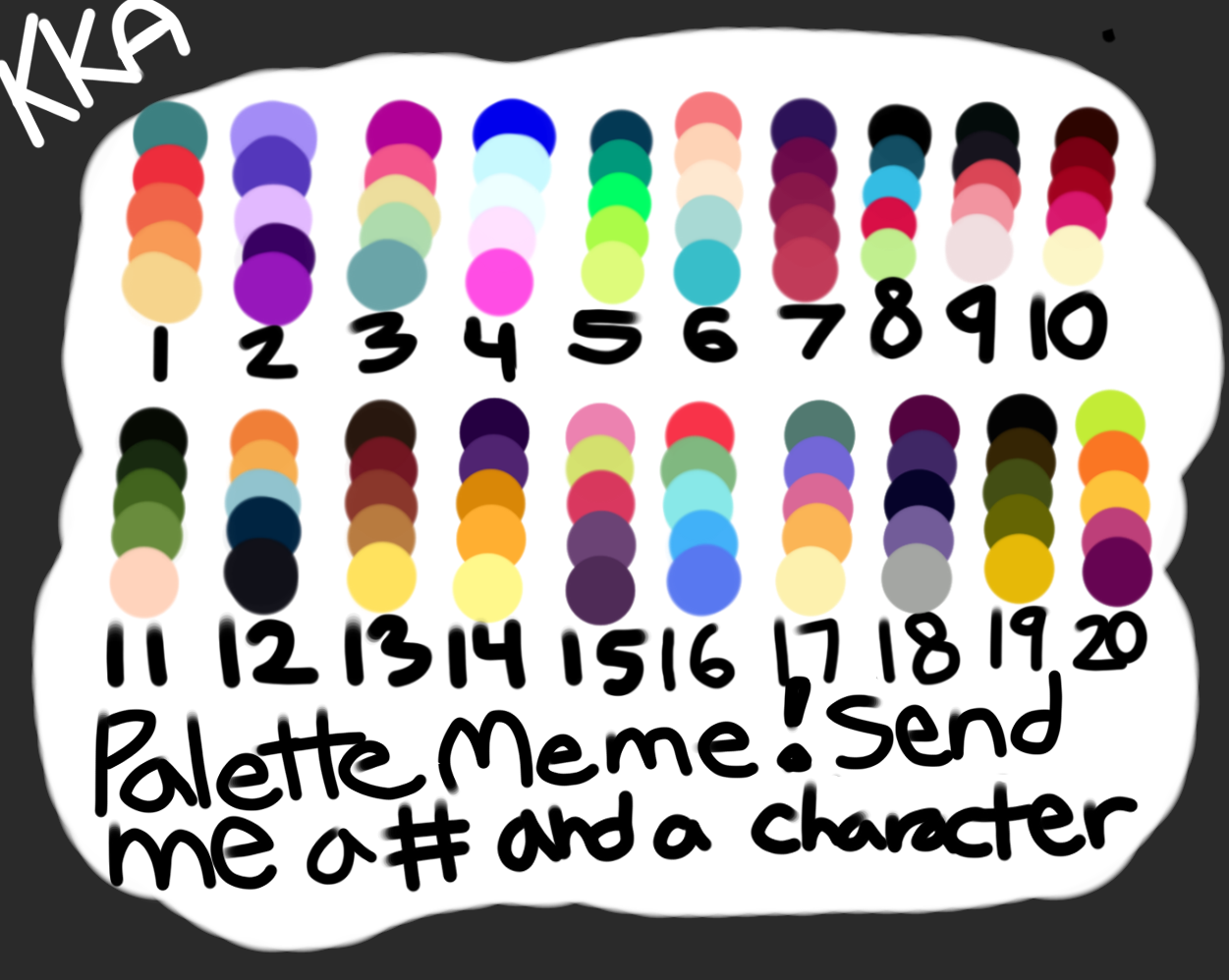 PALETTE MEME (Closed) by KickingKoryAnders on DeviantArt