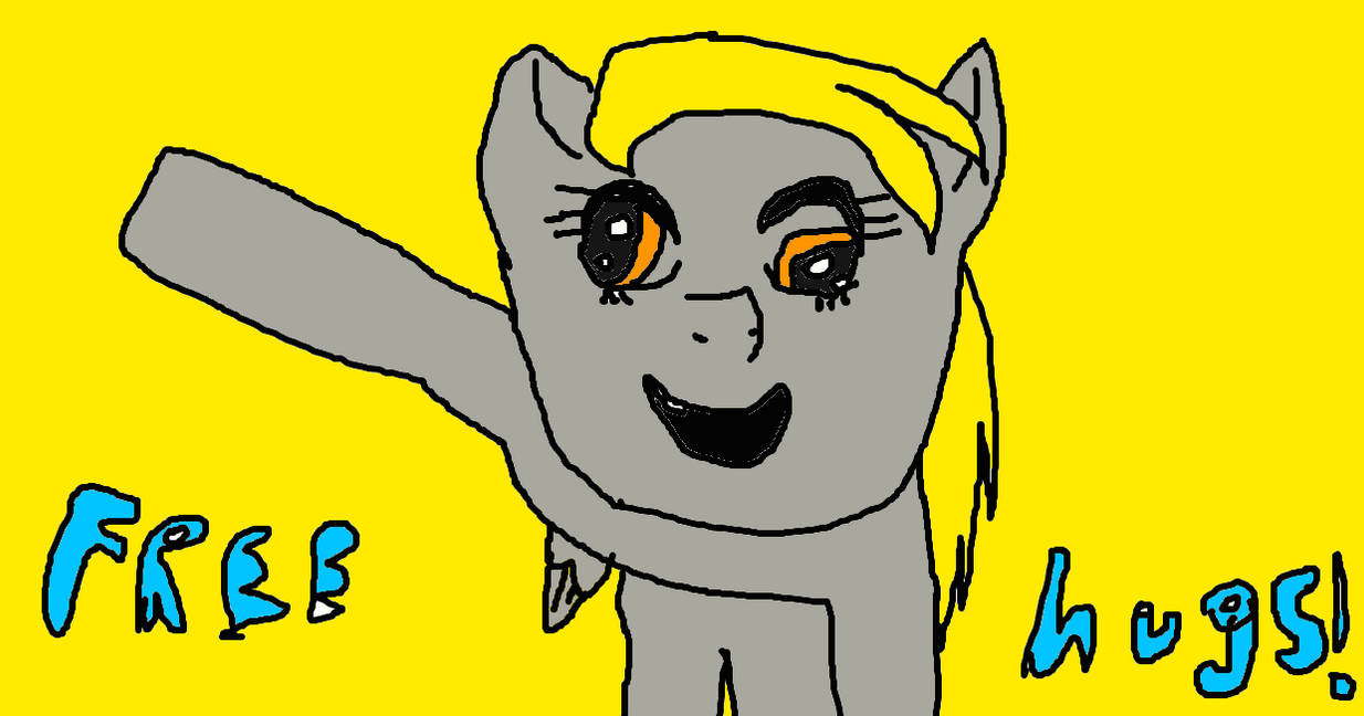 DERPY'S FREE HUGS! by camrynthebrony on DeviantArt