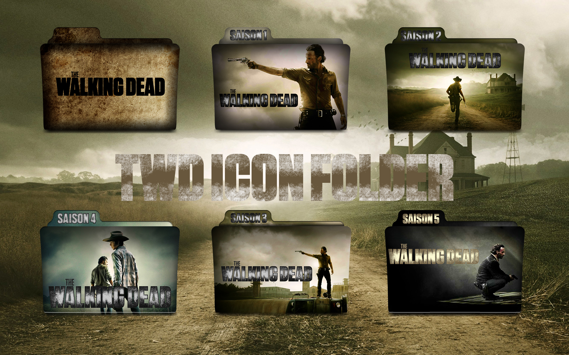 Twd Icon Folder Pavk by stevenstone89 on DeviantArt
