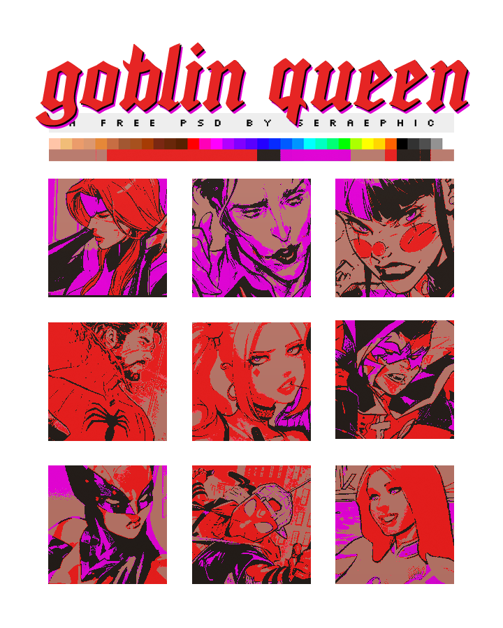 #44 GOBLIN QUEEN - PSD by seraephic on DeviantArt
