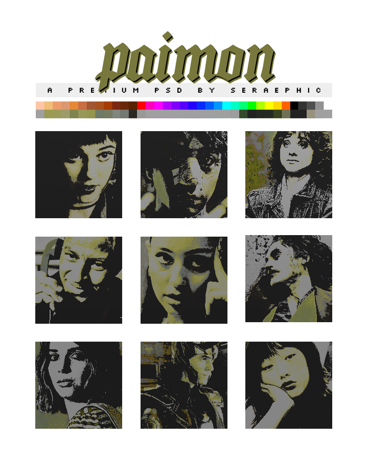 #48 PAIMON - PSD by seraephic on DeviantArt