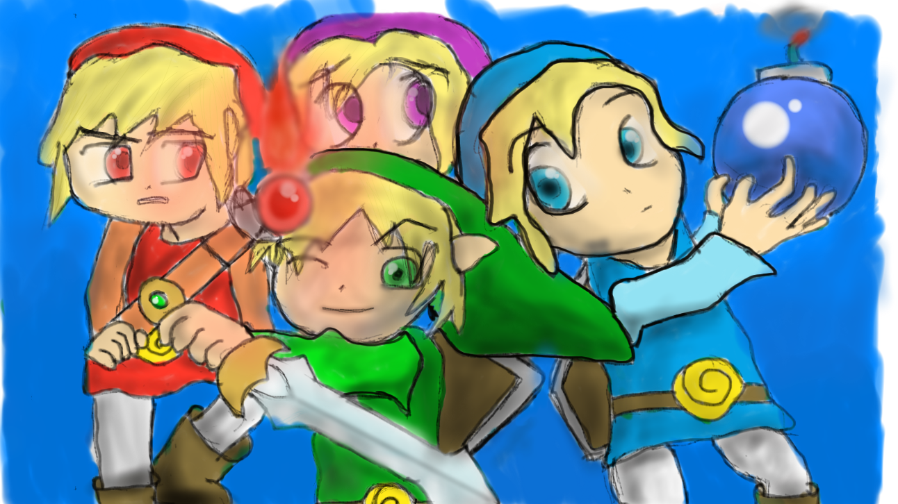 Four Swords Links by AeonNeil on DeviantArt