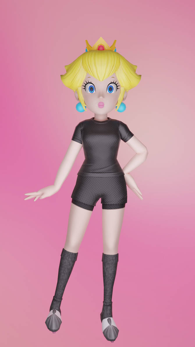 Peach: mario strikers battle league[No team color] by XDM-Inc on DeviantArt