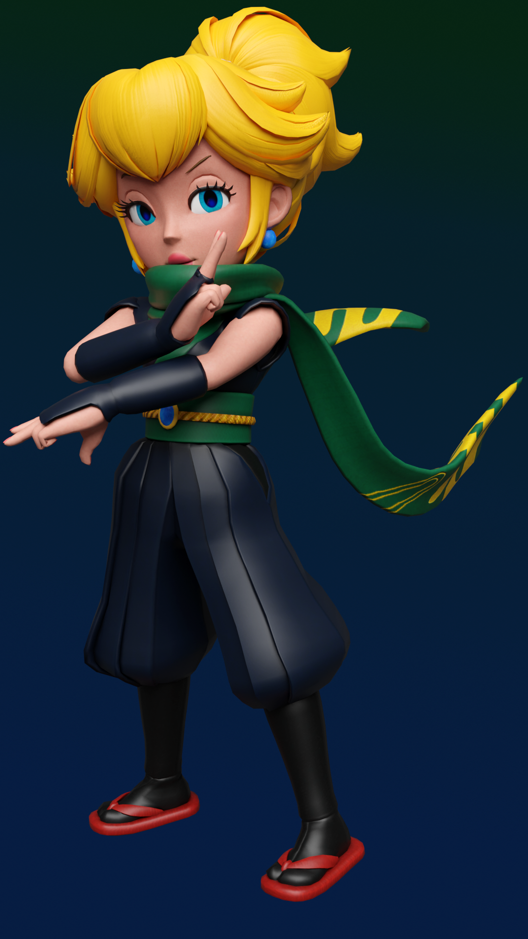 Princess Peach: Showtime! Ninja by XDM-Inc on DeviantArt
