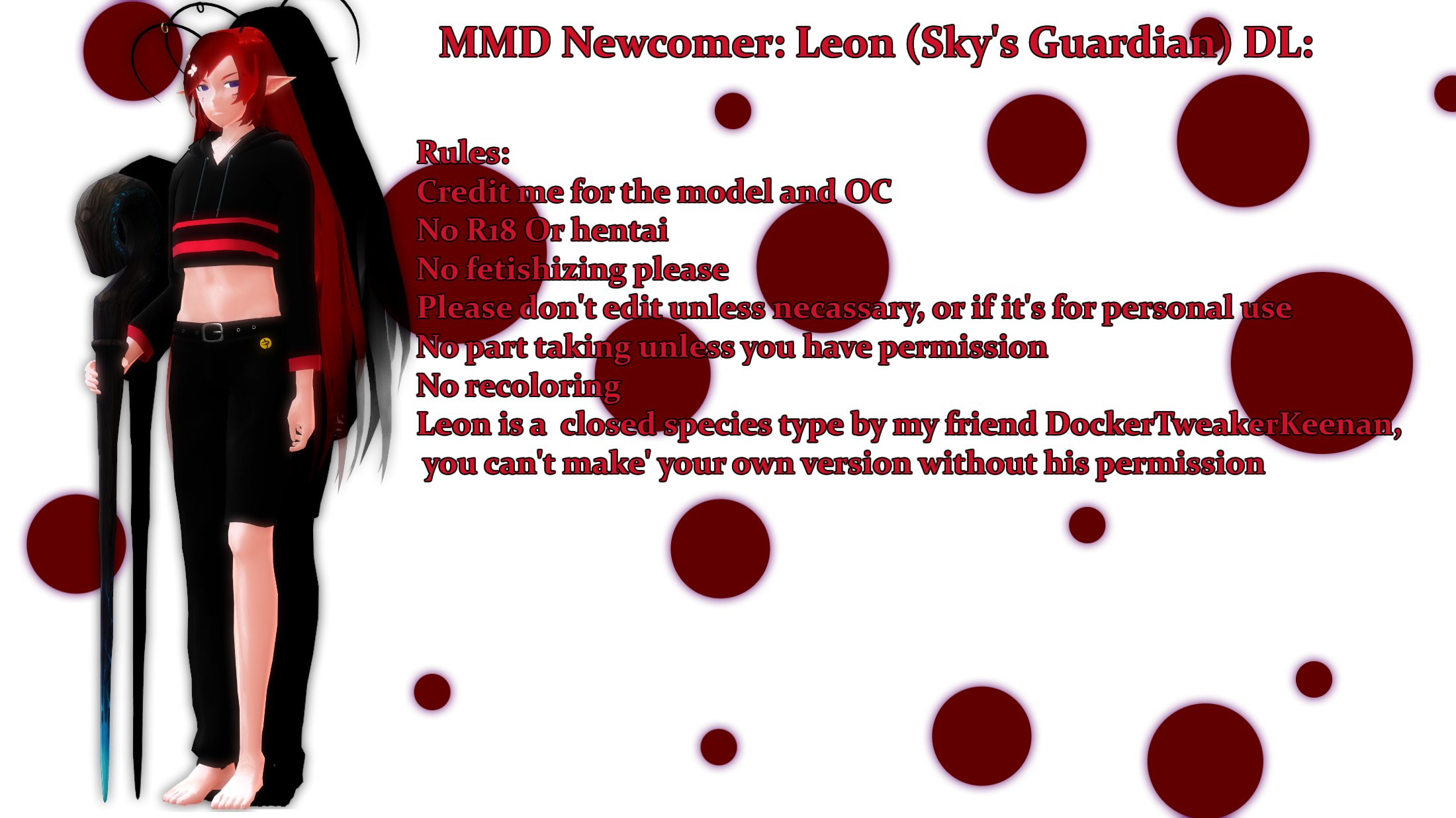 MMD Newcomer: Guardian Leon (Download down) by PrincessSkyler on DeviantArt