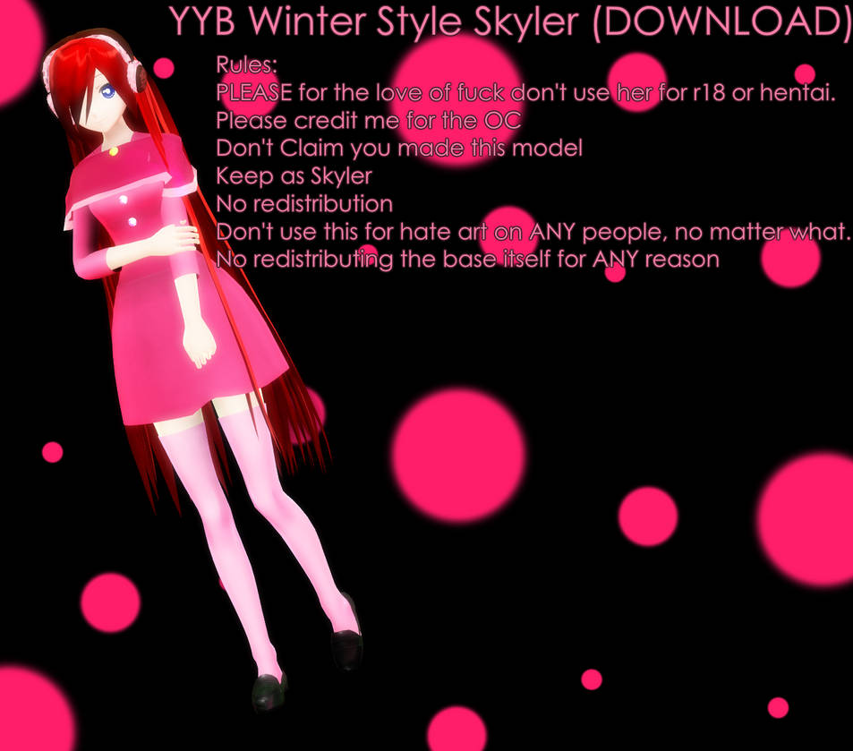 MMD: YYB Winter Skyler (DL Down) by PrincessSkyler on DeviantArt