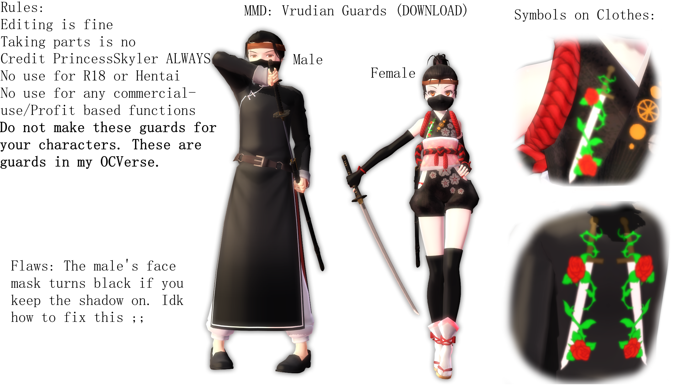 [MMD] Vrudian Guard Models (DL Down) by PrincessSkyler on DeviantArt