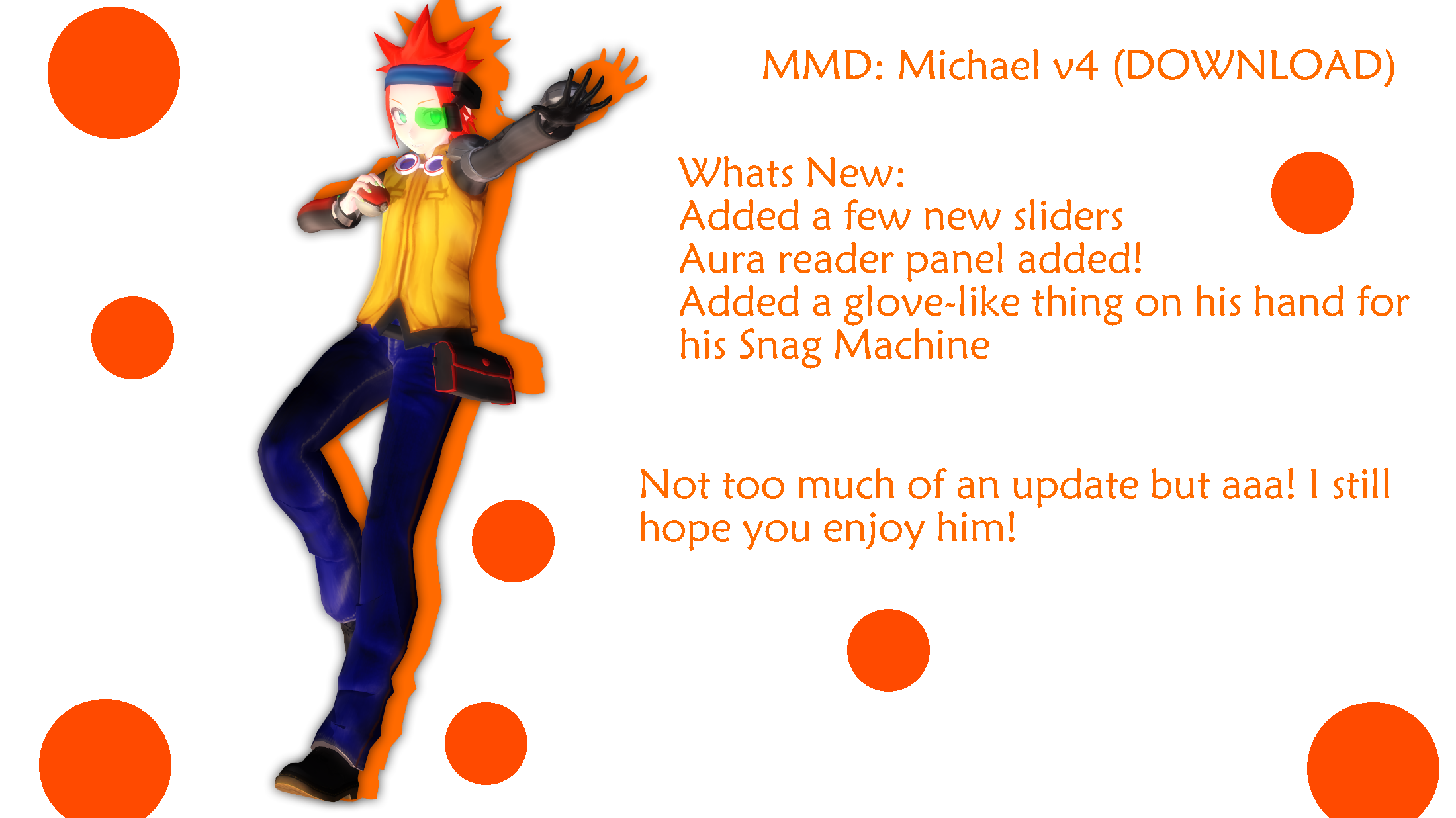 MMD: TDA Michael v4 (Download Down) by PrincessSkyler on DeviantArt