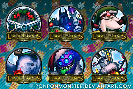 Christmas League of Legends Icon Pack by PonPonMonster on DeviantArt