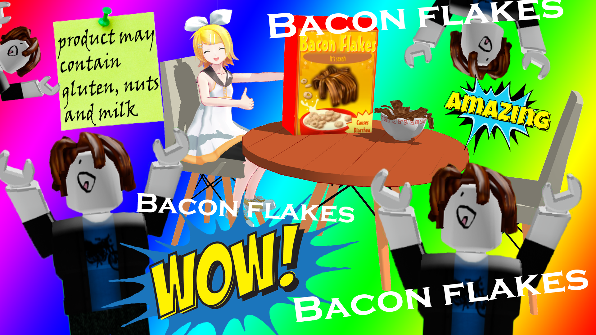MMD|Bacon flakes by Xavi (+dl) by XavI3X on DeviantArt