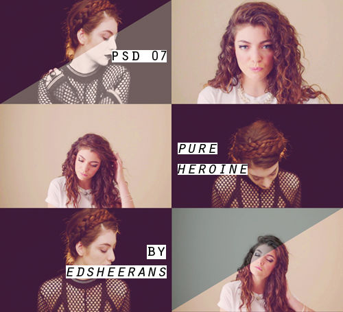 psd 07 // pure heroine. by edsheerans on DeviantArt