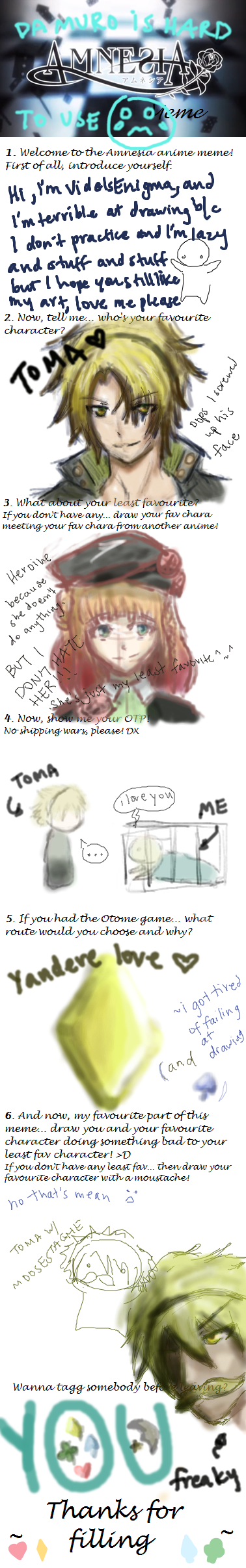 Amnesia Meme by VidelsEnigma on DeviantArt