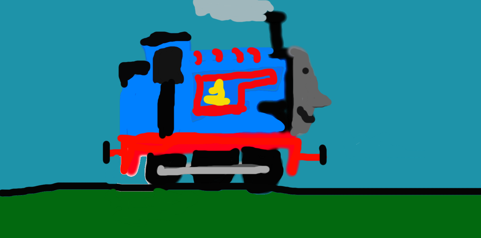 My First Drawing Of Thomas The Tank Engine by SuperTrain101 on DeviantArt