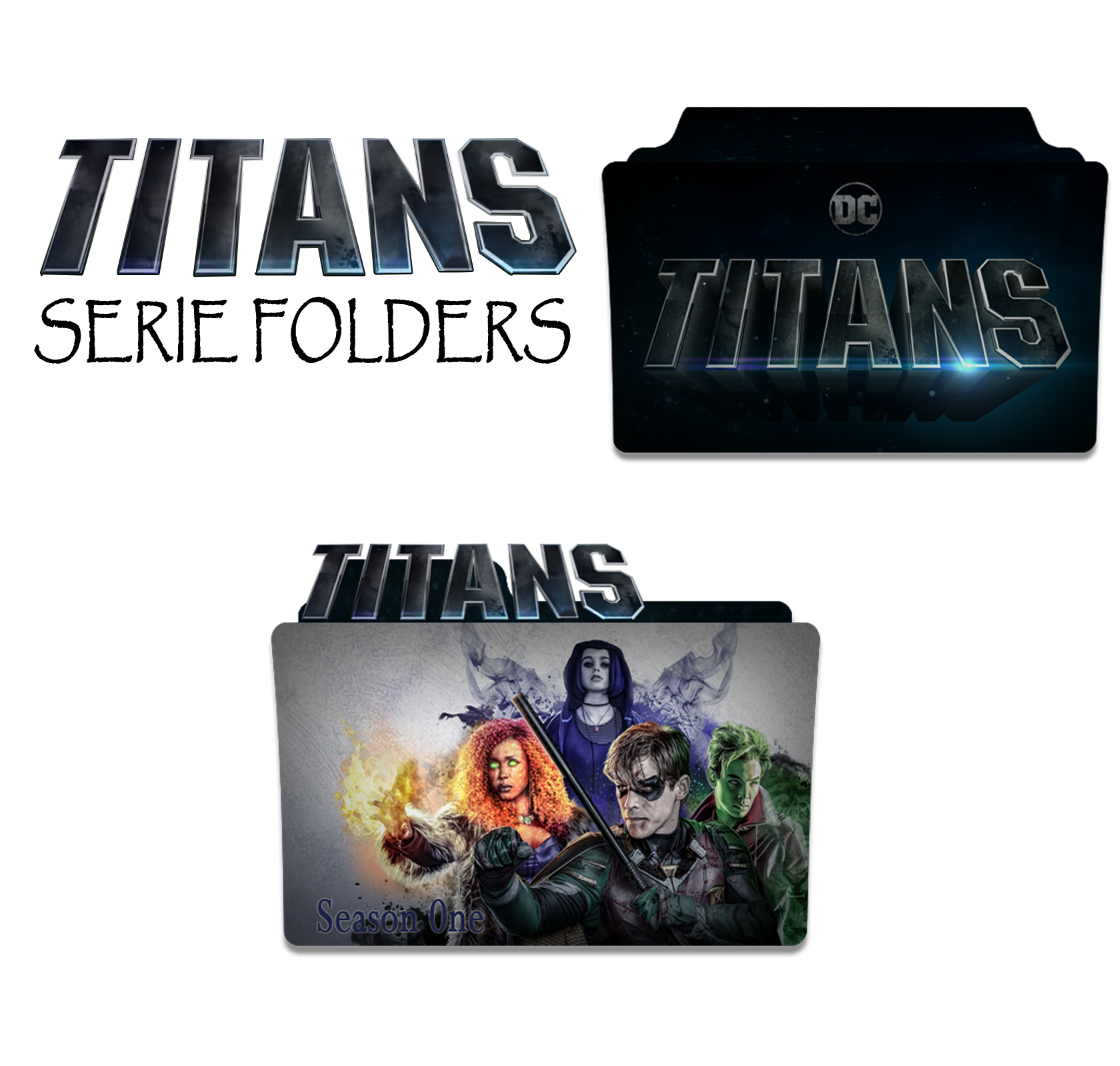 Titans DC Universe Serie Folders by Andreicons-clemente on DeviantArt