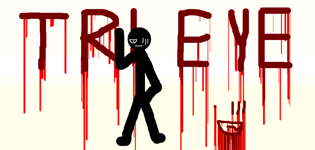 Stick characters #1 Tri-eye by komboRaif on DeviantArt