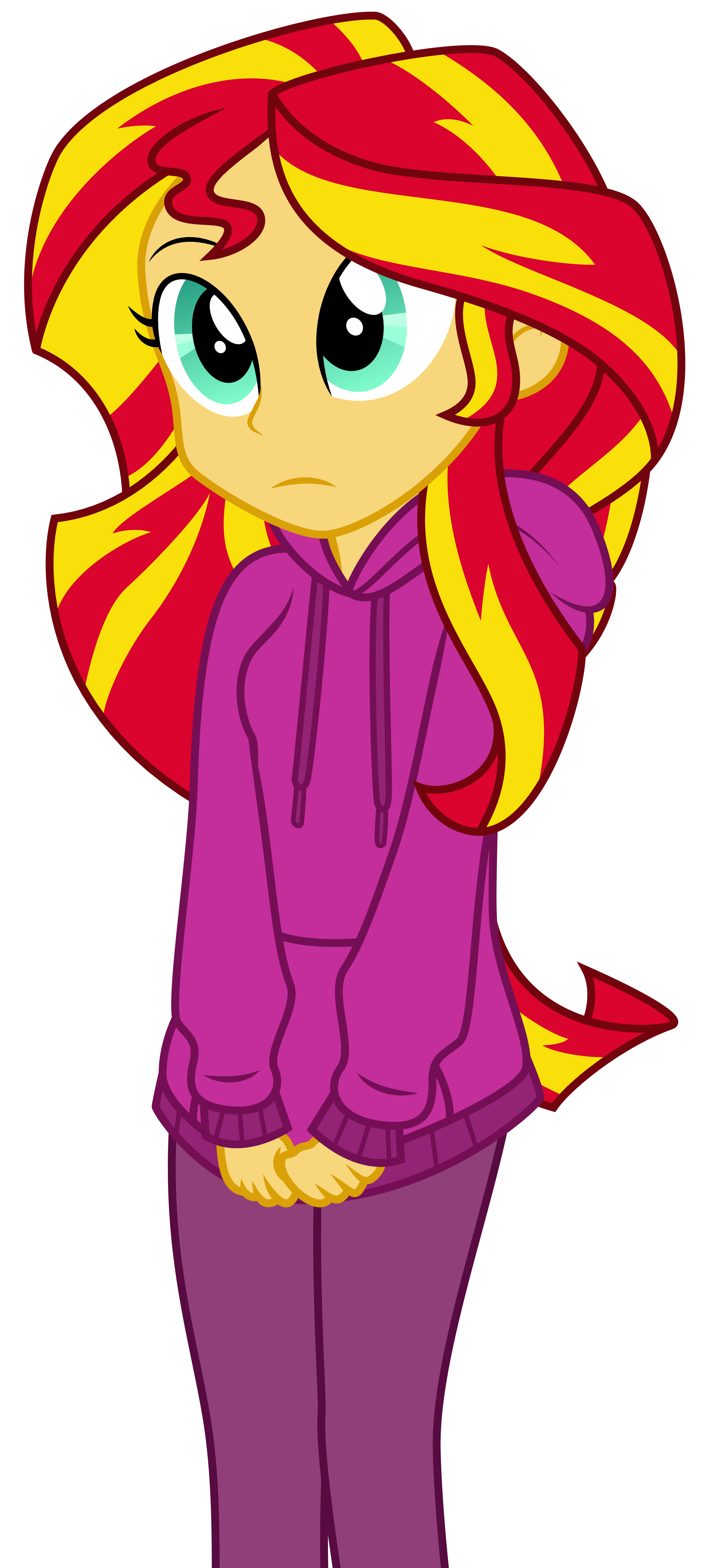 EQG - Shy Sunset Shimmer by Yanoda on DeviantArt