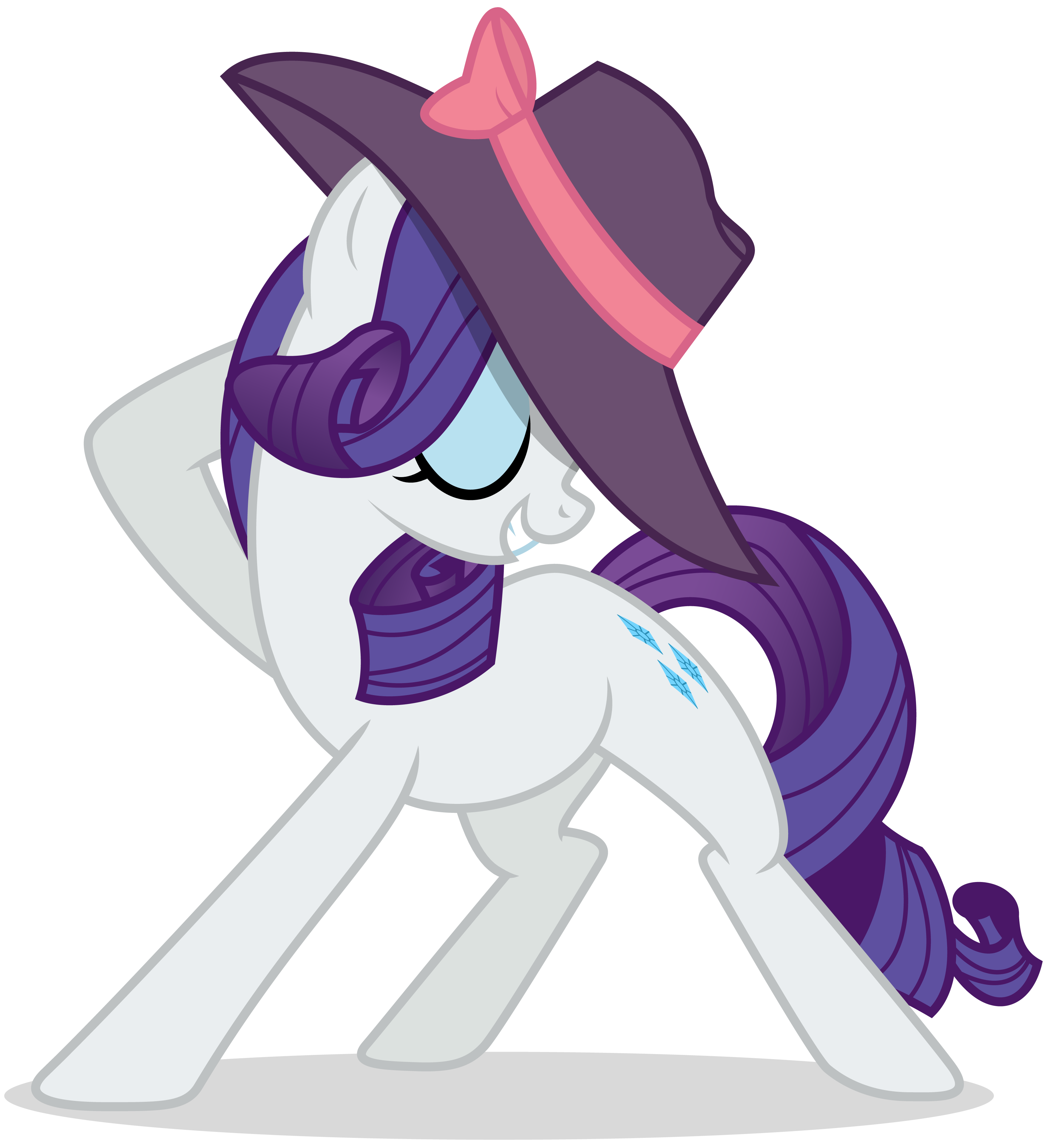 Fabulous Rarity Pose by Yanoda on DeviantArt
