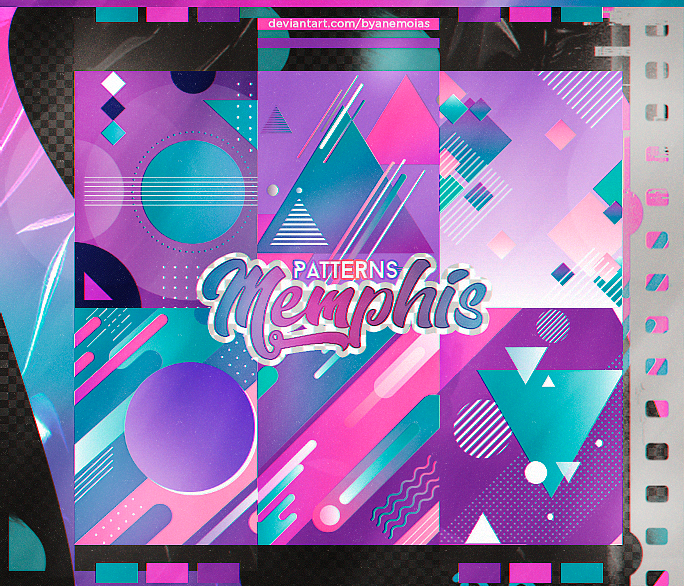 MEMPHIS PATTERN #1 By Anemoias by byAnemoias on DeviantArt