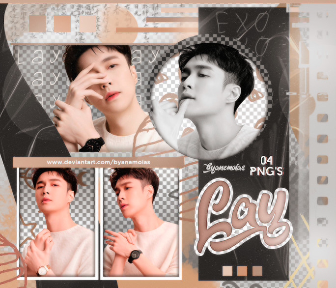 LAY (EXO) - PNG PACK #1 by Anemoias by byAnemoias on DeviantArt