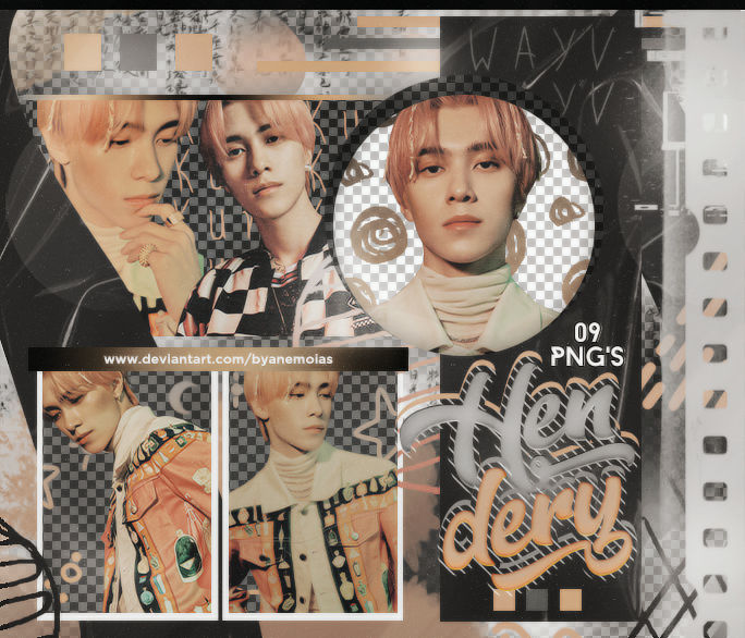 Hendery (WAYV) Kick Back - PNG Pack #1 by Anemoias by byAnemoias on ...