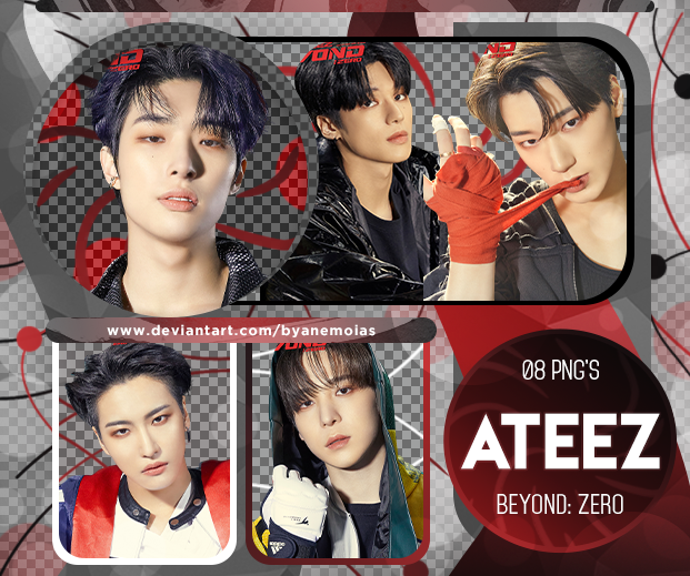 ATEEZ (Beyond: Zero)- PNG PACK #3 by Anemoias by byAnemoias on DeviantArt