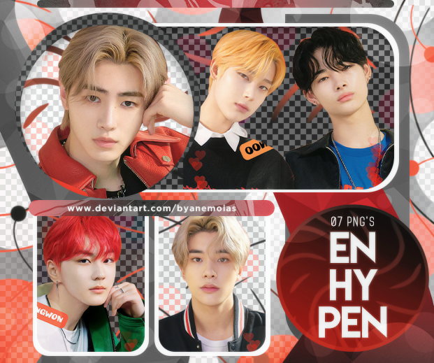 ENHYPEN - PNG PACK #6 by Anemoias by byAnemoias on DeviantArt