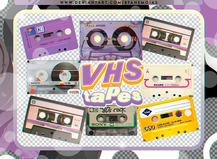 VHS TAPES - PNG PACK #1 by Anemoias by byAnemoias on DeviantArt